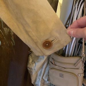 Coach | Jackets & Coats | Coach Tan Suede Jacket Xs | Poshmark